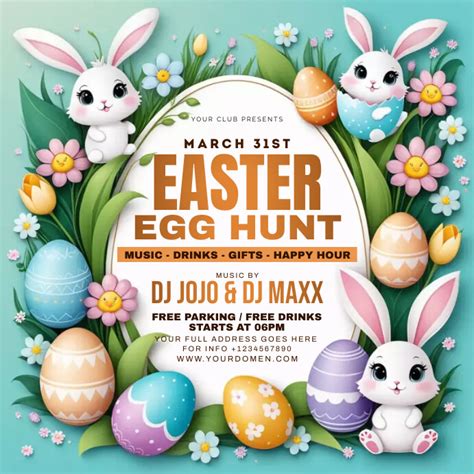 Copy Of Easter Egg Hunt Party Postermywall