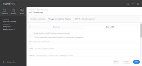 scep certificate enrollment initialization for local system prntbl