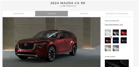 Mazda CX 90 Configurator Is Now Live Mazda CX 90 Forum