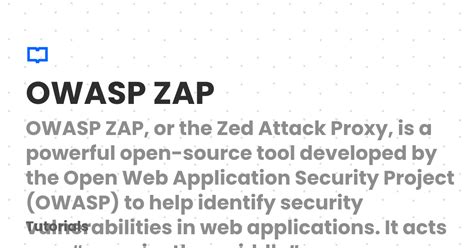 Owasp Zap Tutorials