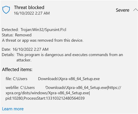 Windows Defender Reporting Virus In Xpra X8664setupexe · Issue 3655