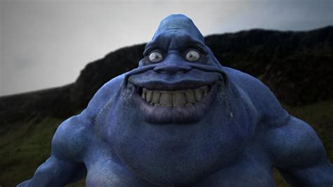 Big Blue Man Fr Nudity Zbrushcentral