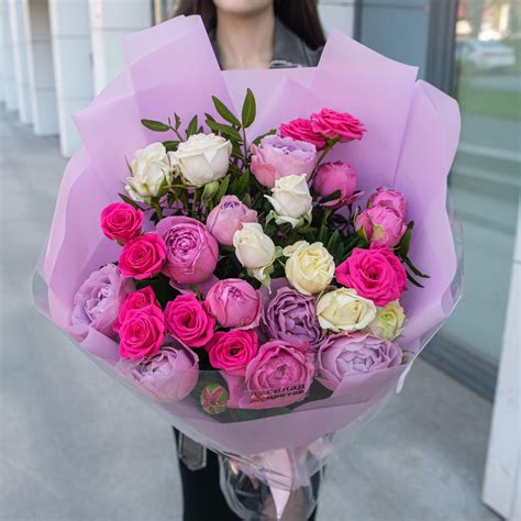 Пионовидные розы купить в Ижевске склад цветов Ижевск