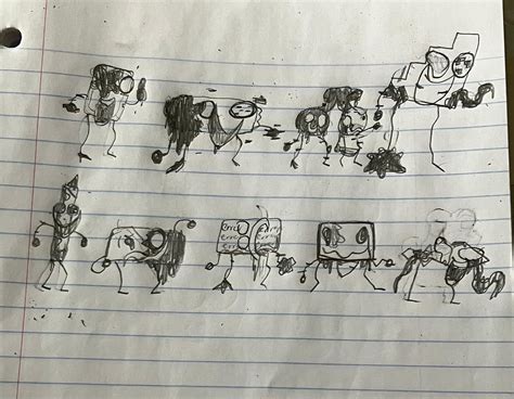 my bfdi corrupted characters by mydailylife on deviantart