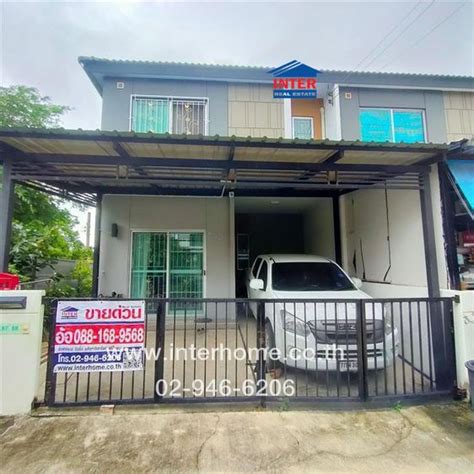 ทาวน์โฮม 2 ชั้น 34 2 ตร ว หมู่บ้านพฤกษา136 แพรกษา สุขุมวิท ซอยแพรกษาซ 7