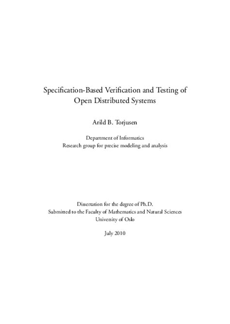 Pdf Executable Interface Specifications For Testing Asynchronous