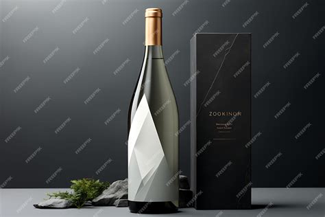 Collection Of Wine Bottle Asymmetrical Angular Design Recycled Glass Packa Creative Design Ideas