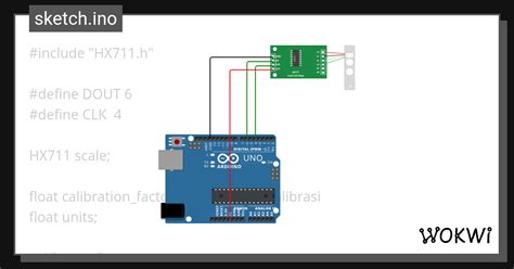 Load Cell Wokwi Esp32 Stm32 Arduino Simulator