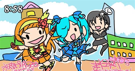 プリキュア 【オリキュア】 またみてね。 （お天気プリキュア） あざらしのイラスト Pixiv