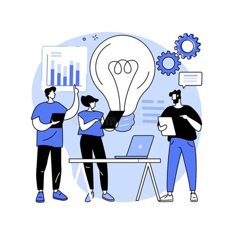 Brainstorm Abstract Concept Vector Illustration Stock Vector Illustration Of Linear Abstract