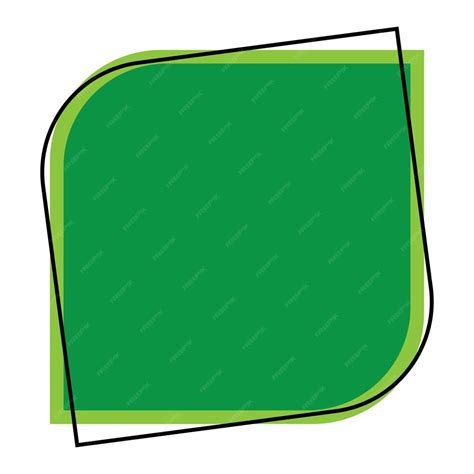 Premium Vector Green Leaf Shape
