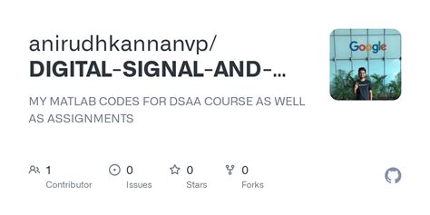 Github Anirudhkannanvpdigital Signal And Analysis My Matlab Codes For Dsaa Course As Well As