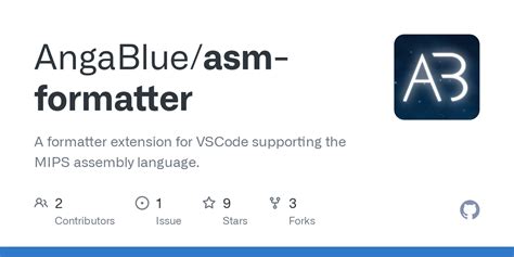 GitHub AngaBlue Asm Formatter A Formatter Extension For VSCode