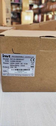INVT PLC PROGRAMMABLE LOGIC CONTROLLER IVC1S 0806MAT 14 At 5183