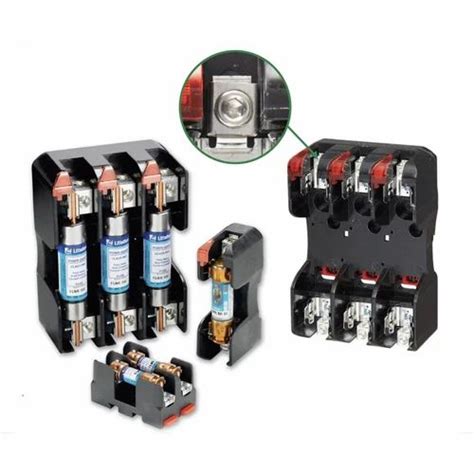 Lfr601003cid Fuse Holder Class R Fuse Block 600v 100a 3 Pole Black At