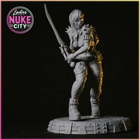 3d Printable Rhayne Drakar From Ladies Of Nuke City By Black Bird