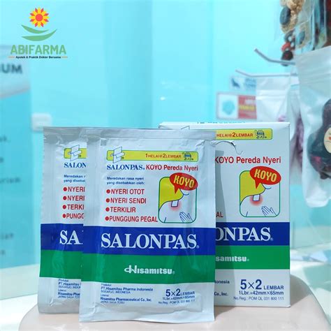 Jual Salonpas Koyo Ukuran 5x2 Sachet Shopee Indonesia