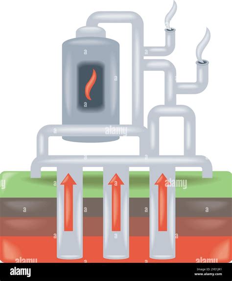 Industrial Geothermal Renewable Energy Stock Vector Image And Art Alamy