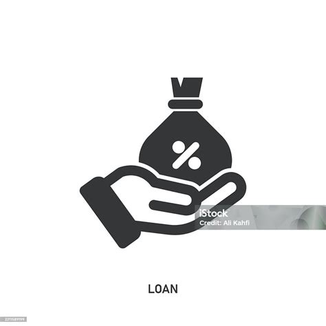 대출 글리프 솔리드 아이콘입니다 어디에나 적용할 수 있는 견고한 아이콘 심플하고 완벽한 픽셀이며 현대적인 스타일입니다 감소에 대한 스톡 벡터 아트 및 기타 이미지 Istock