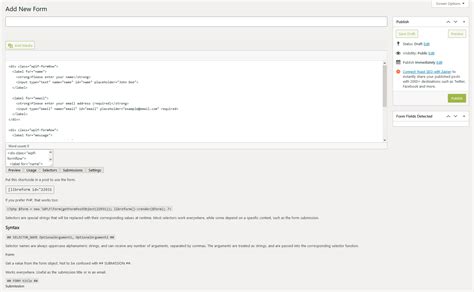 Problem Adding New Form On Old Wordpress Sites · Issue 24 · Libreformlibreform · Github
