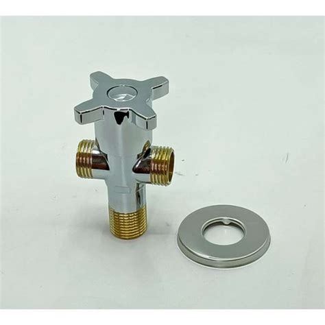 Jual Stop Kran T Sambung Kuningan Di Seller Nurstore123 Pegadungan