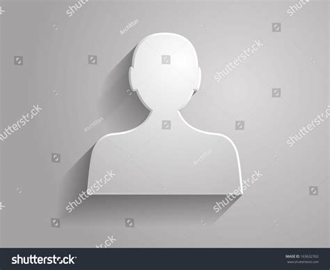 D Vector Illustration Man Icon Stock Vector Royalty Free Shutterstock