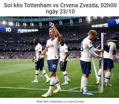 Soi kèo Tottenham vs Crvena Zvezda h ngày UEFA Champions League
