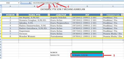 Menggunakan Fungsi Vlookup Pada Microsoft Excel LATIHAN SOAL GRATIS