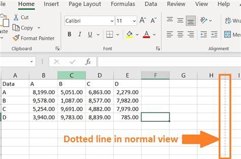 Excel Dotted Line Remove Imaginative Minds