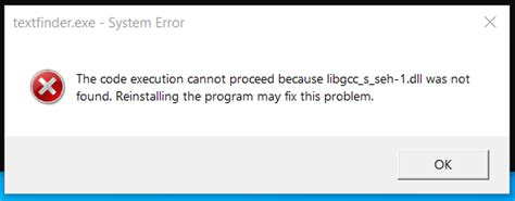 LIBGCC Dll Missing Issue 1 Xueyc1f Gosseract Win Demo GitHub