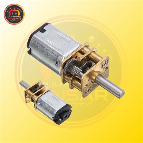 N20 Low Speed Electric Gear Motor Geared Dc Motor 6v 200rpm Marobotic