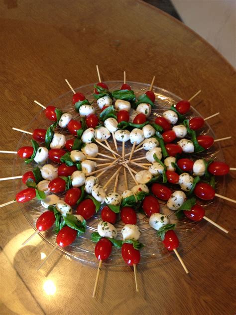 Tomato And Mozzarella Skewers