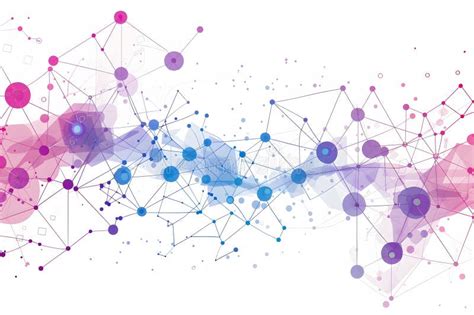 Abstract Vector Background With Connected Dots And Lines Ai Generated