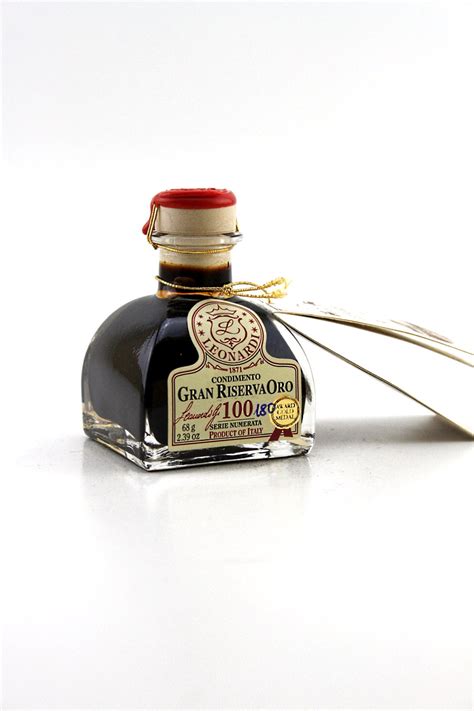 Balsamic Condiment Gran Riserva Oro 100 50ml Acetaia Leonardi