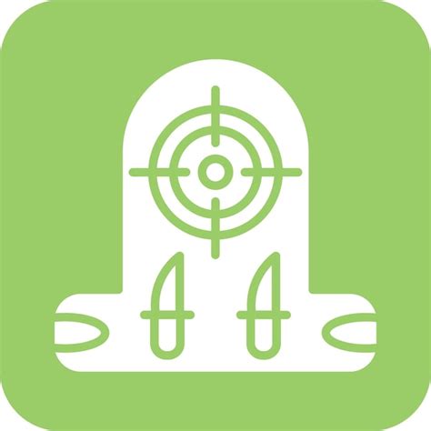 Premium Vector Red Dot Sight Icon Style