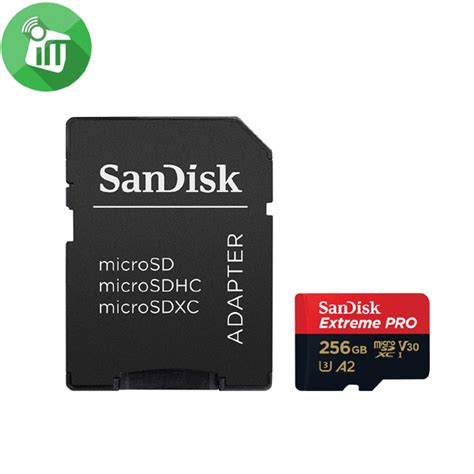 Sandisk Extreme Pro 256gb Microsdxc Uhs I Card With Adapter 17090mbs