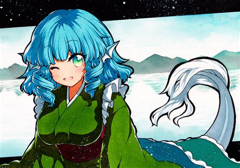 Safebooru 1girl D Blue Eyes Blue Hair Blush Breasts Drill Hair