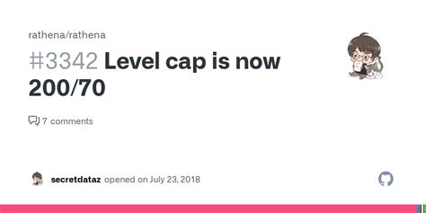 Level Cap Is Now 20070 · Issue 3342 · Rathenarathena · Github