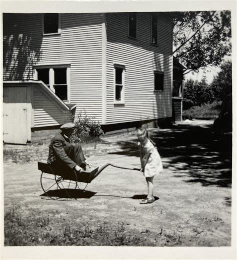My Grandmother Pulling My Great Uncle Around In Her Cart R TheWayWeWere