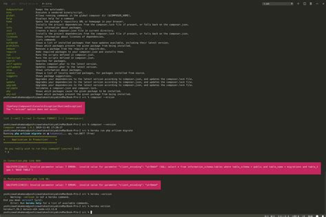 Laravel Heroku Mysql Migrate