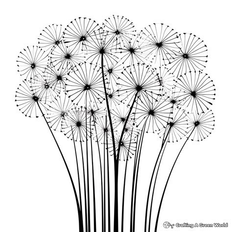 Dandelion Coloring Pages Free And Printable