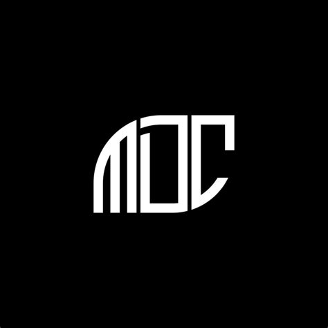 Mdc Letter Logo Design On Black Background Mdc Creative Initials Letter Logo Concept Mdc