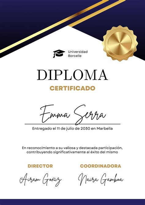 Plantillas De Certificados Imprimibles Para Word Plantillas Gratis De