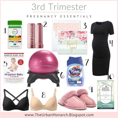 The Urban Monarch 10 Pregnancy Essentials And Must Haves For The Third