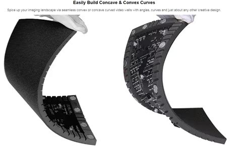 Buy Wholesale China Concave And Convex Curves Flexible Led Display