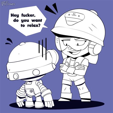 Rule 34 Biflower Brawl Stars Carl Brawl Stars Goggles Helmet Jacky