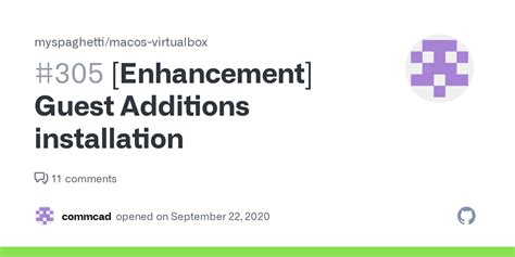 Enhancement Guest Additions Installation Issue 305 Myspaghetti