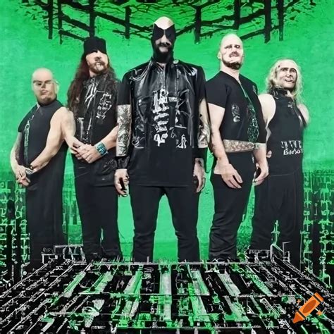 Grindhouse Style Concert Poster With Hacker Theme