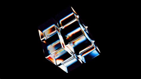 Premium Photo 3d Render Of A Glass Rubiks Cube Glass Abstract Geometry 3d