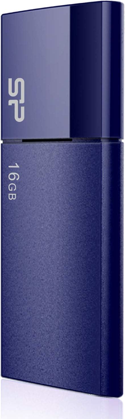 Amazon シリコンパワー Usbメモリ 16gb Usb30 スライド式 Blaze B05 ネイビーブルー